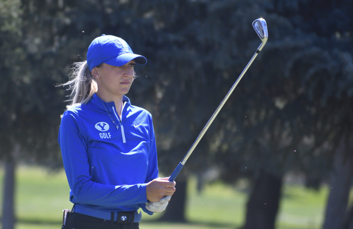 Get in the hole: BYU’s Adeline Anderson wins Riverside Classic in ...